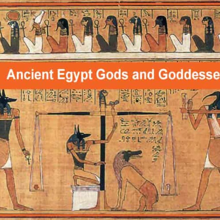 Ancient Egyptian Gods And Goddesses List Ancient